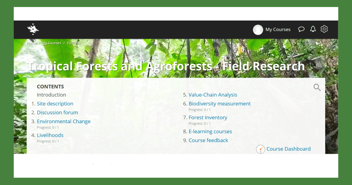 VITRI launches new Mooc on 'virtual' tropical forests field course | Viikki Tropical Resources ...