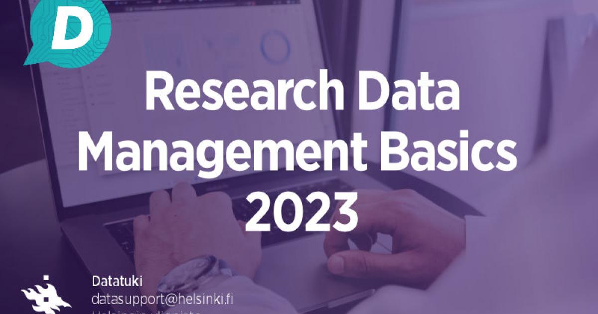 RDM Basics, spring 2023/HULib & UH Datasupport