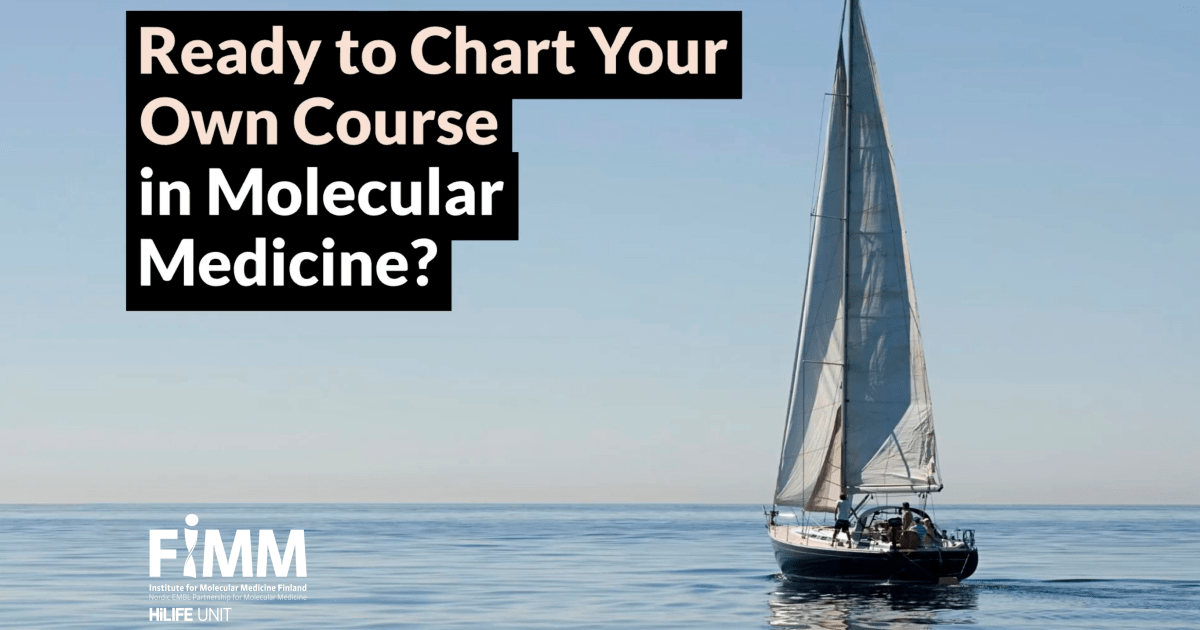 Applications invited for the 2025 FIMM-EMBL International PhD Programme ...