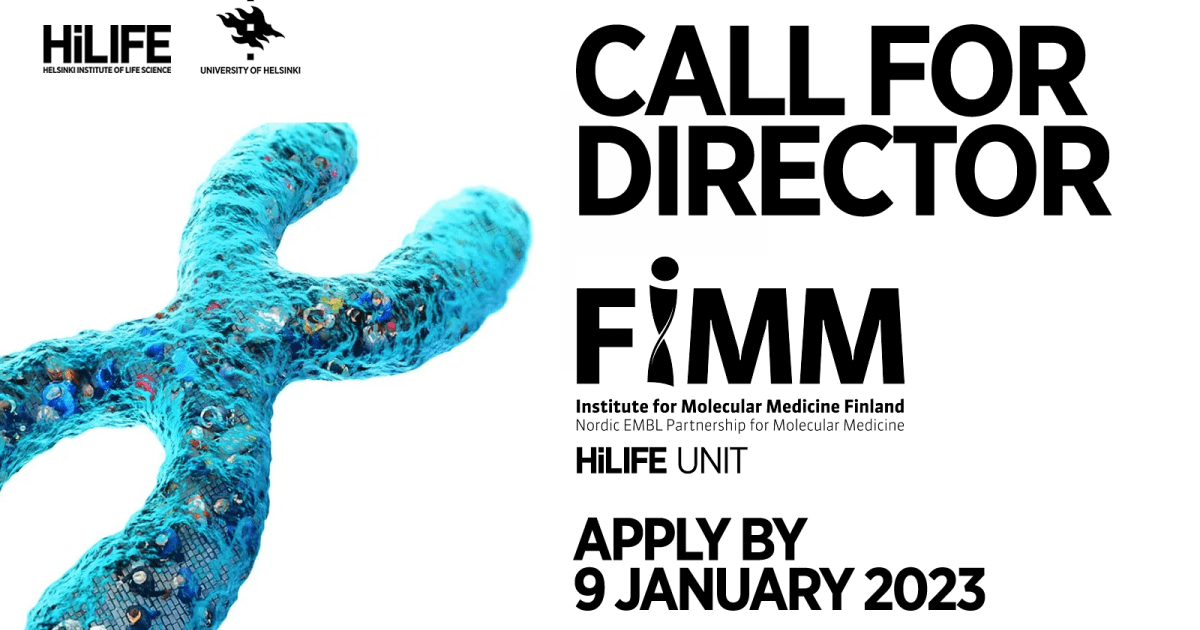 Call for a Director of FIMM | HiLIFE – Helsinki Institute of Life ...