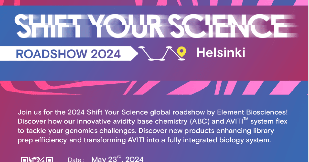 Element Biosciences Roadshow 2024 | DNA Sequencing and Genomics ...