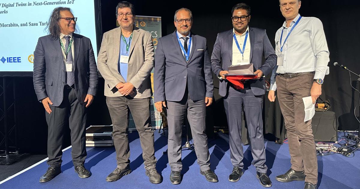 Best Student Paper Award at the International Conference on Distributed Computing Systems ...