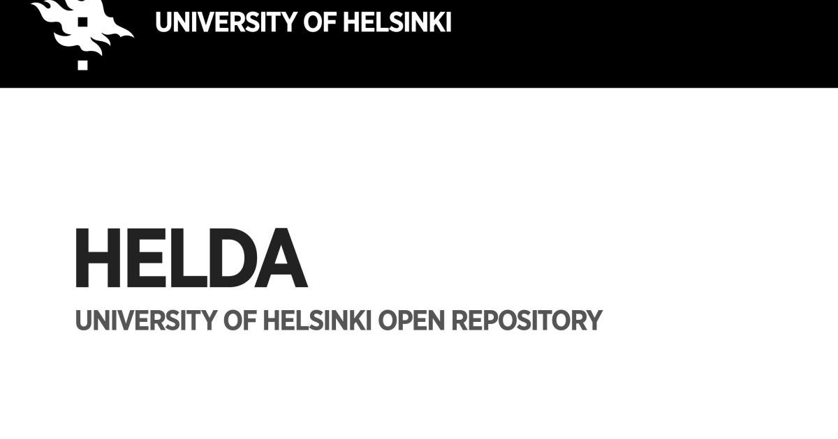 University of Helsinki open repository Helda updated | Helsinki ...