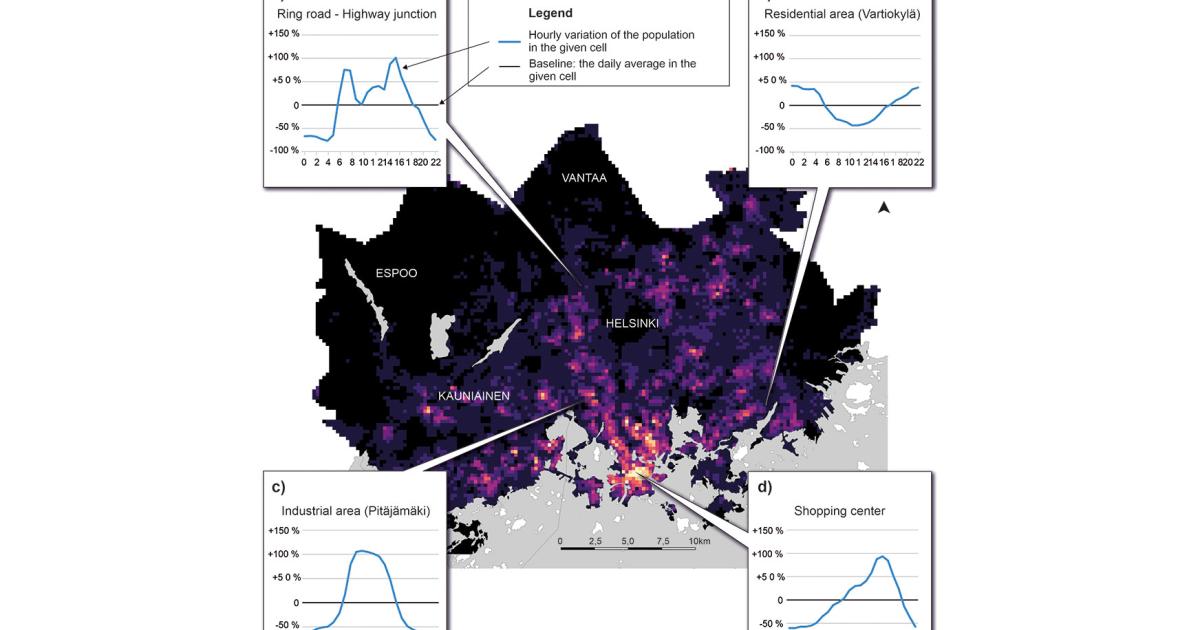 Open spatial data reveals 24-hour population dynamics of people in ...