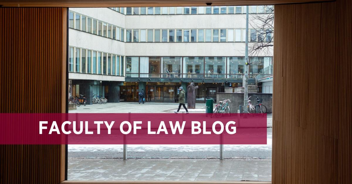 Faculty of Law blog | Faculty of Law | University of Helsinki